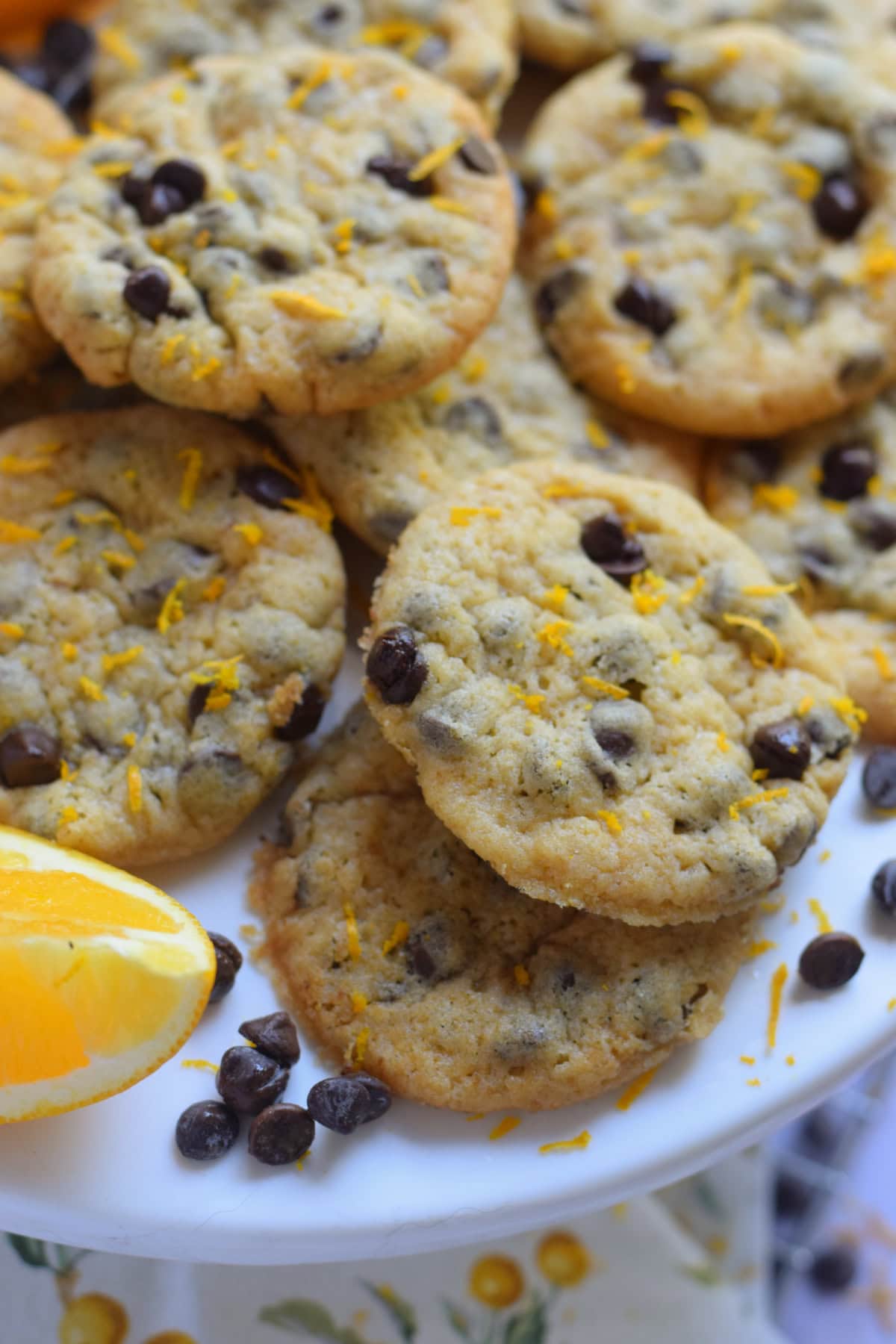 Orange Chocolate Chip Cookies - Julia's Cuisine