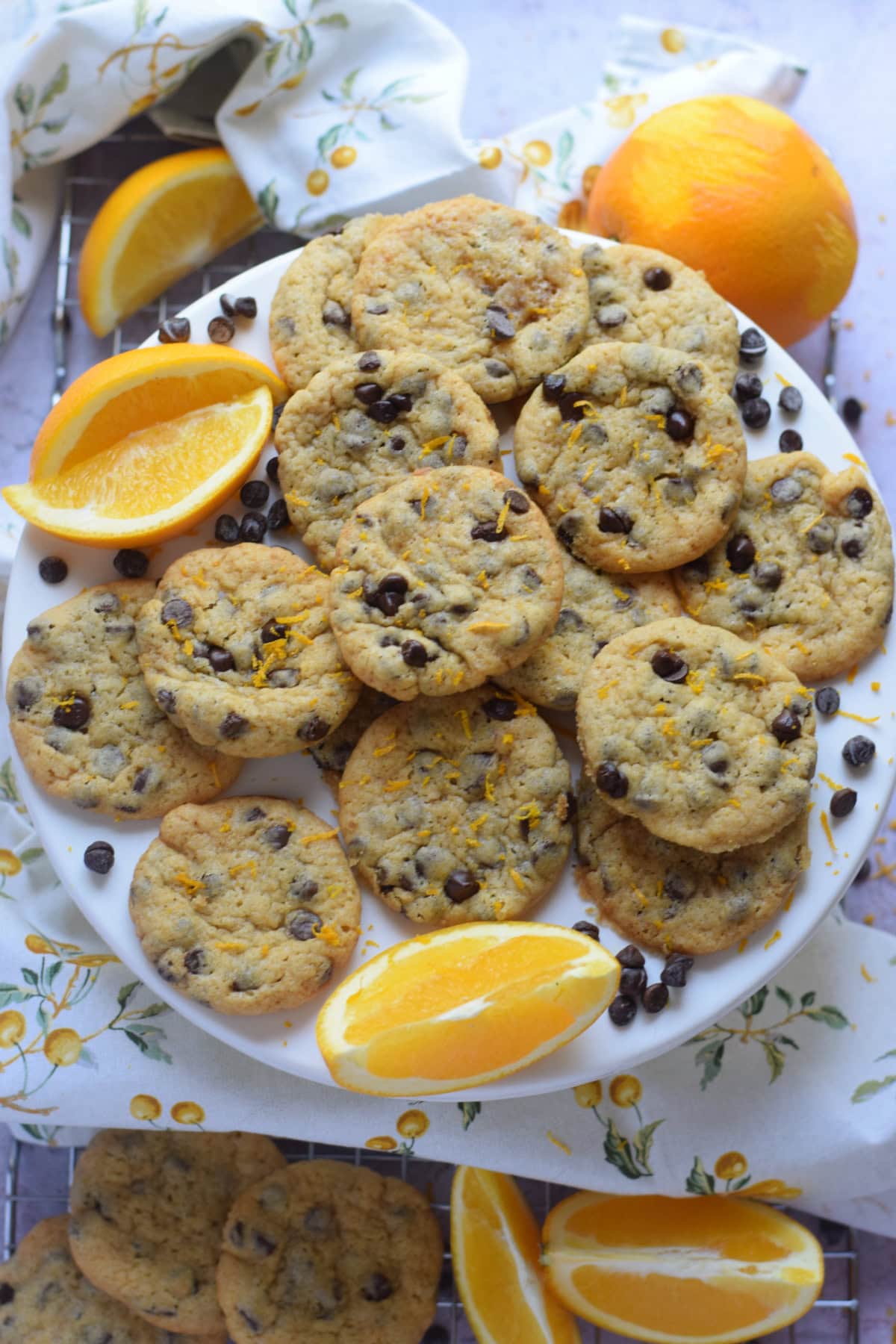 Orange Chocolate Chip Cookies - Julia's Cuisine