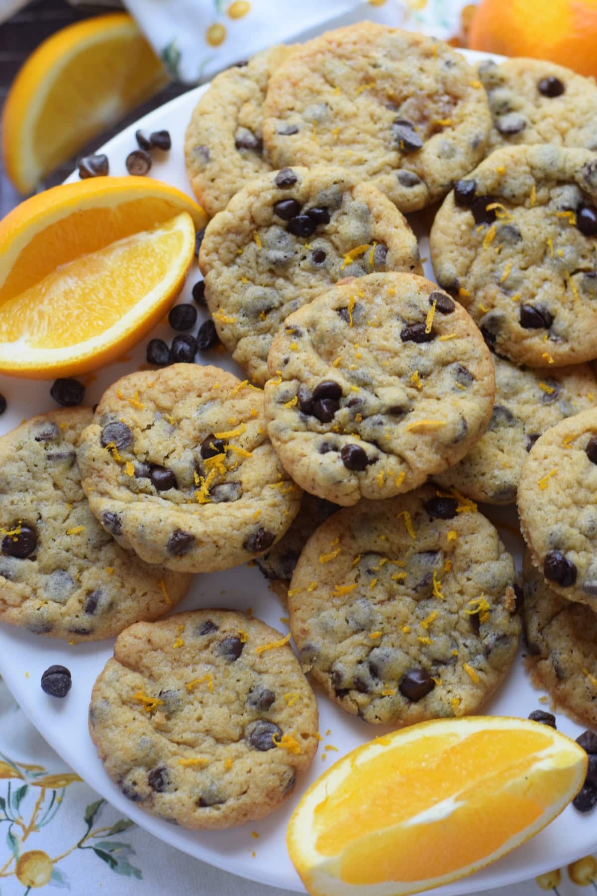 Orange Chocolate Chip Cookies - Julia's Cuisine