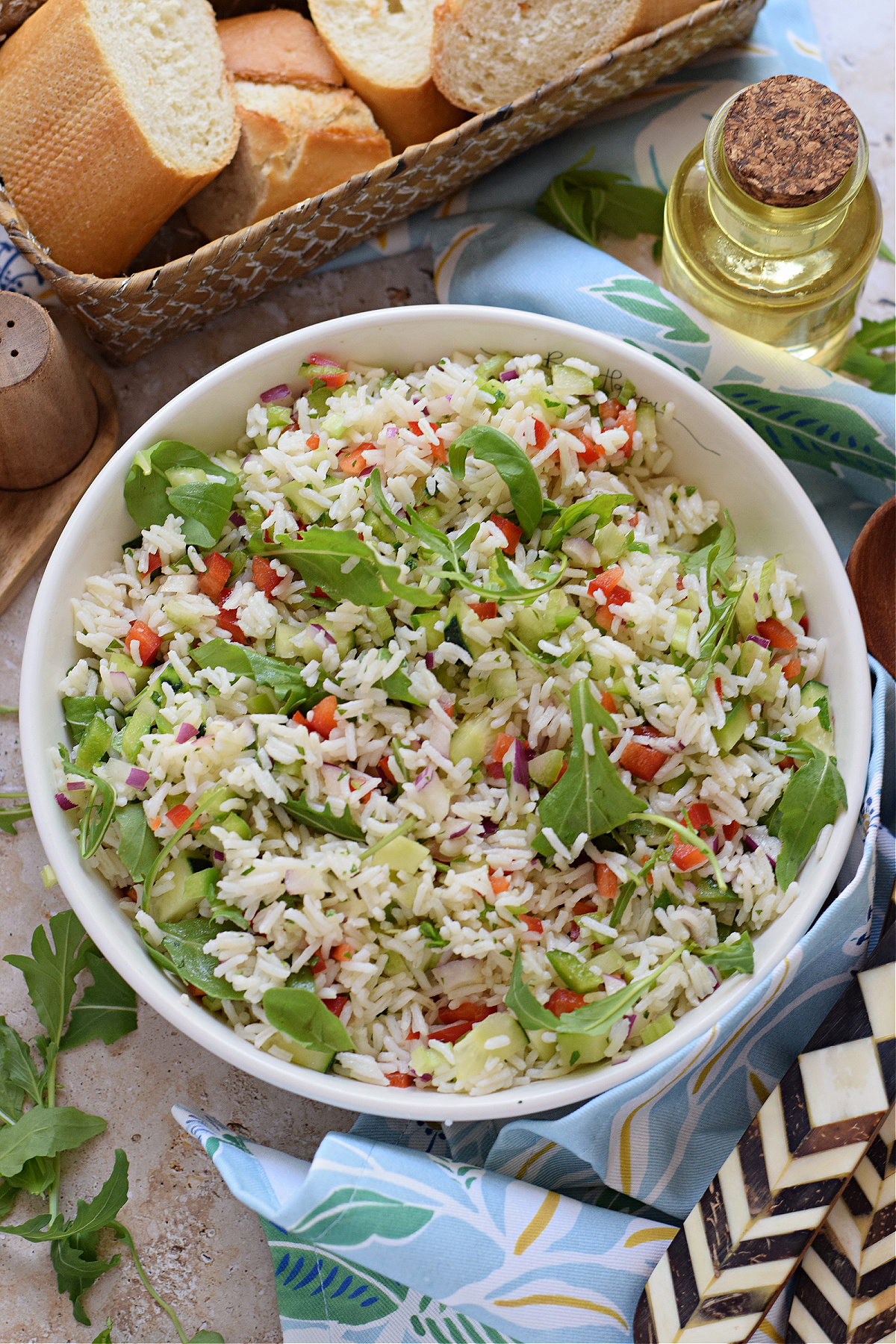 Rice Salad Recipe - Julia's Cuisine