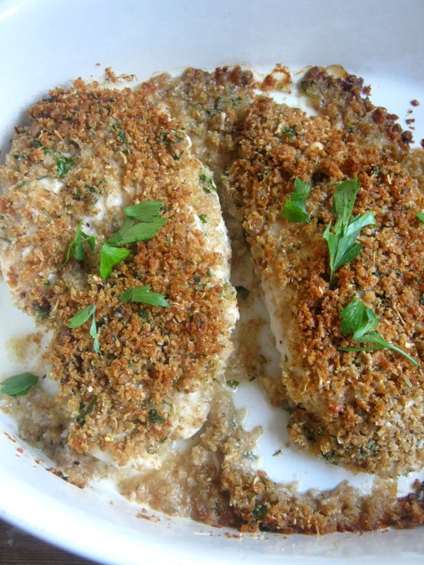 Baked Parmesan Crusted Chicken - Julia's Cuisine