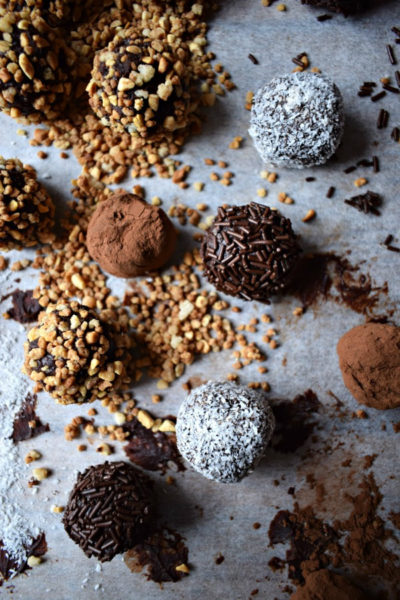 Dark Chocolate Brandy Truffles - Julia's Cuisine