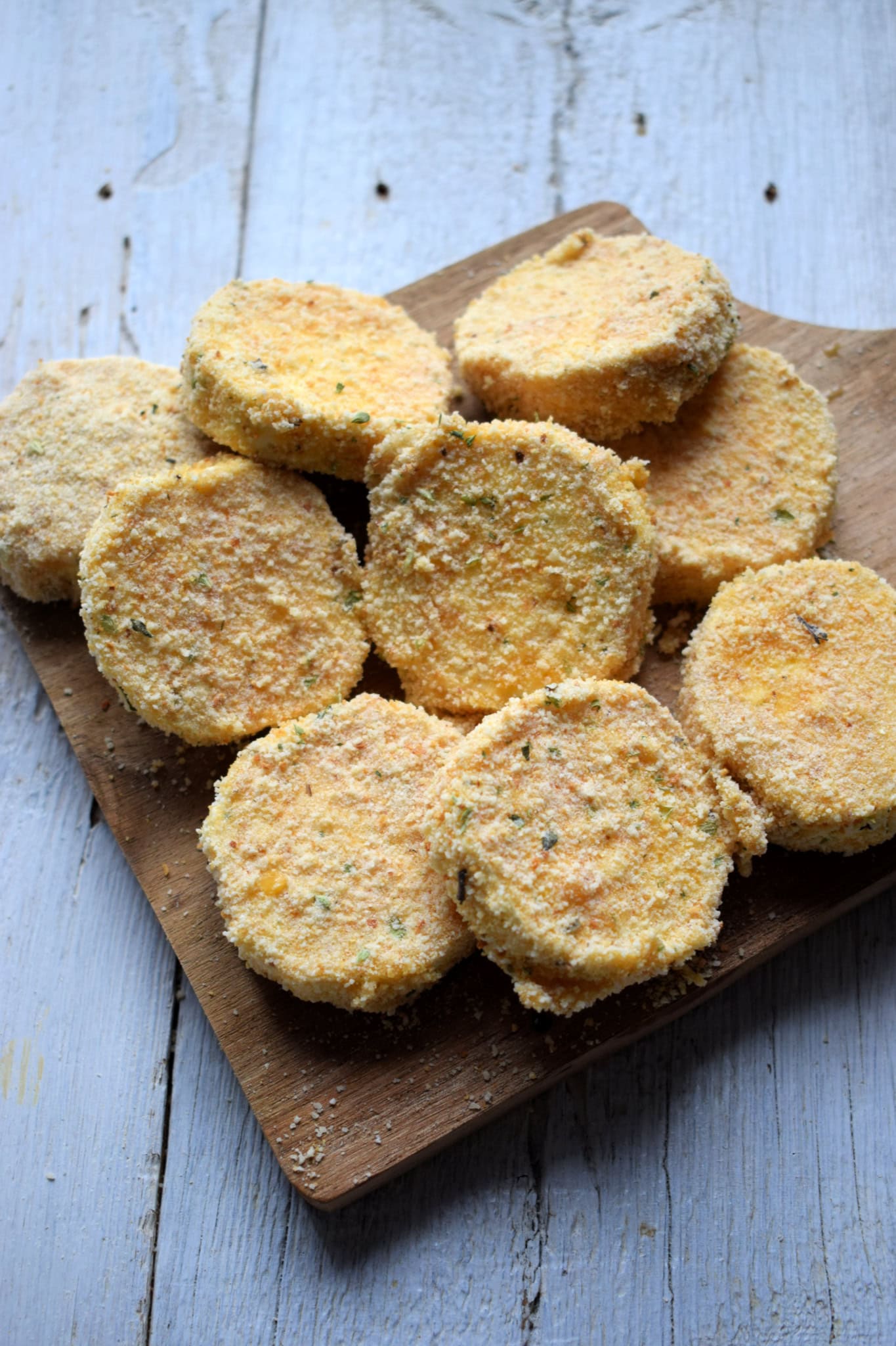 Crispy Fried Goat Cheese Bites - Julia's Cuisine