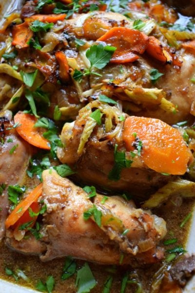 Oven Roasted Honey Garlic Chicken Dinner - Julia's Cuisine