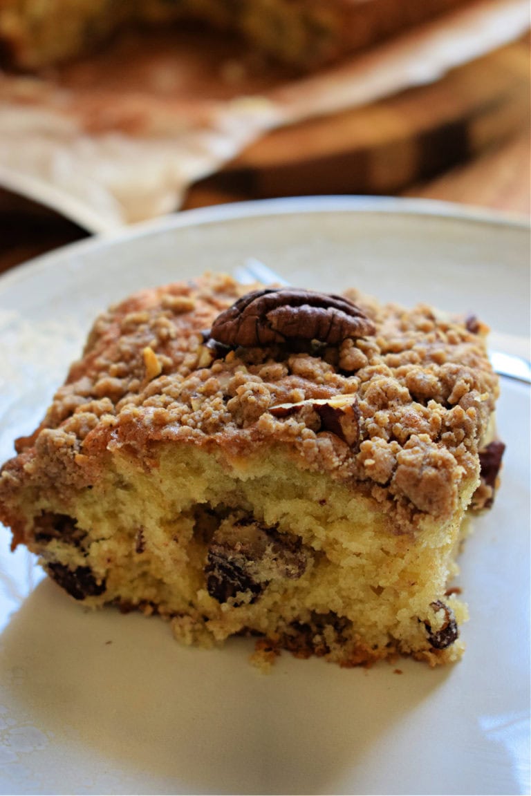 Pecan Strudel Snacking Cake - Julia's Cuisine