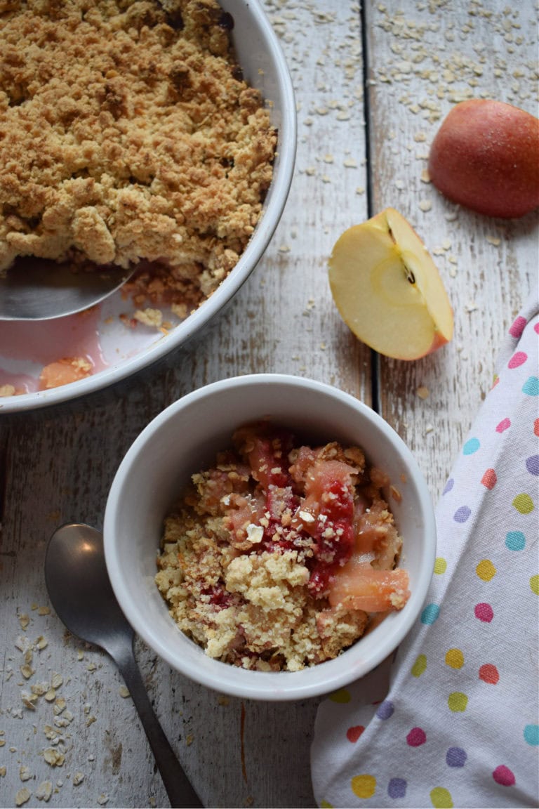 Apple & Raspberry Crisp - Julia's Cuisine