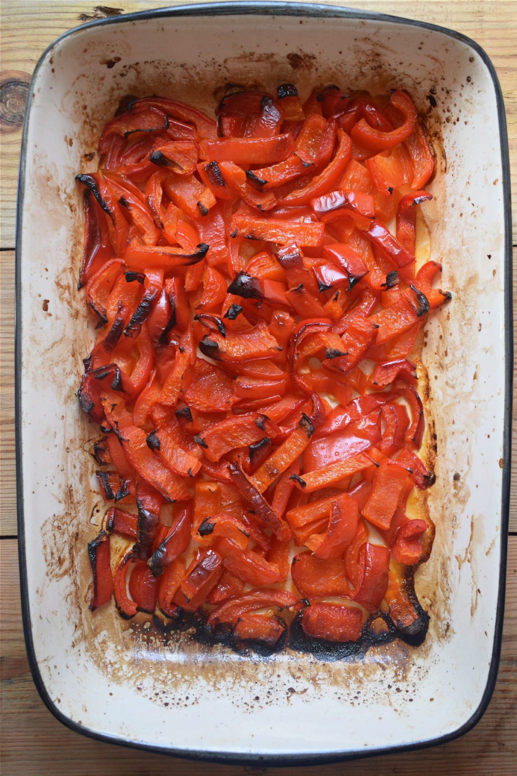 Roasted Red Pepper & Feta Salad - Julia's Cuisine