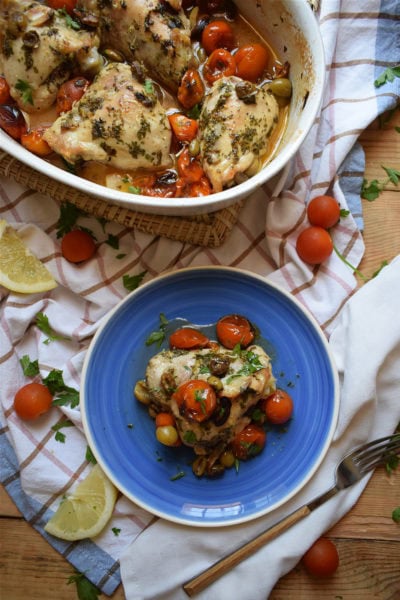 Green Olive Chicken - Julia's Cuisine