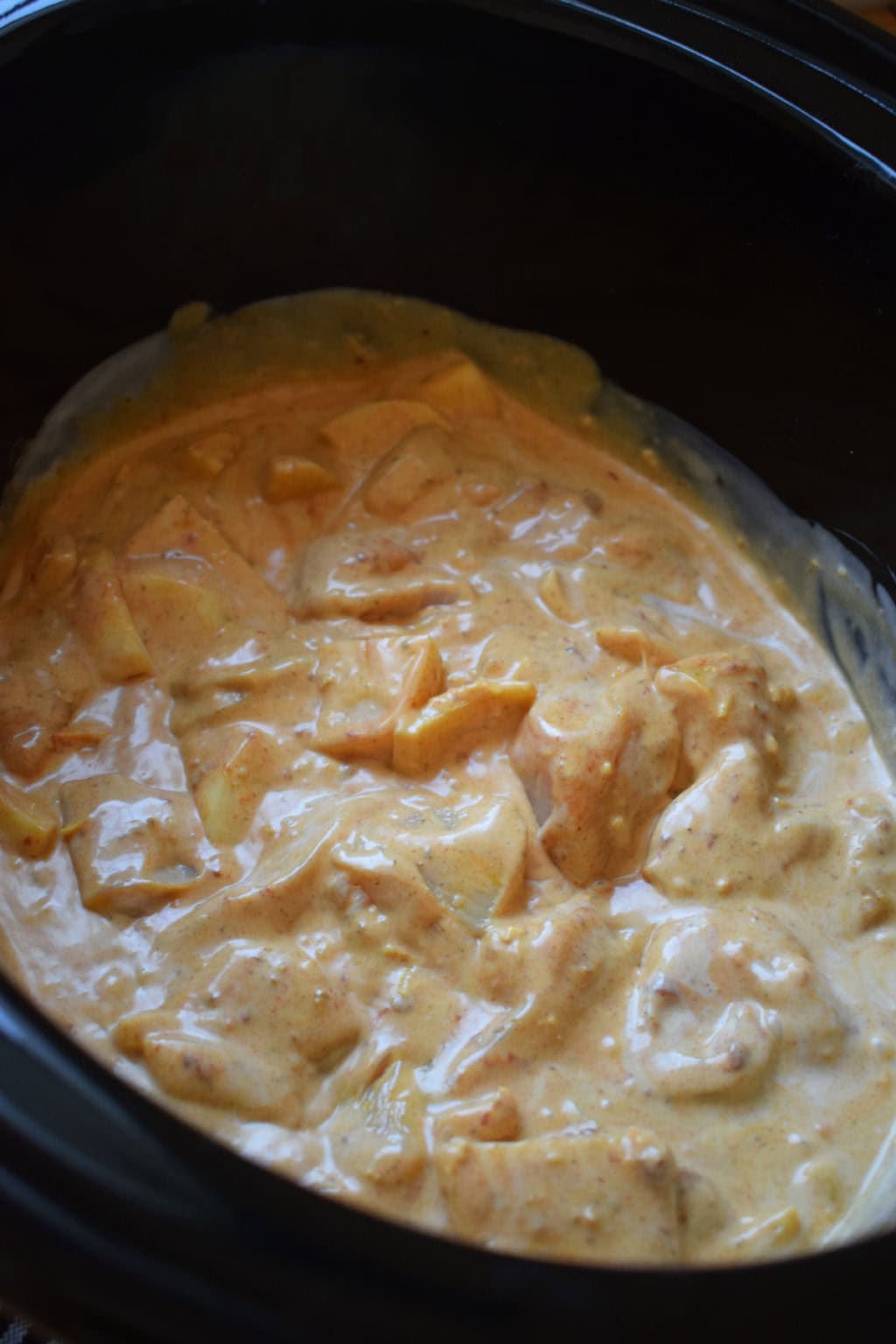 Slow cooker Curry Chicken With Coconut Milk - Julia's Cuisine