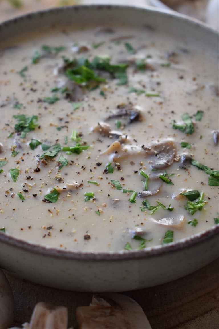 Creamy Mushroom Sauce - Julia's Cuisine