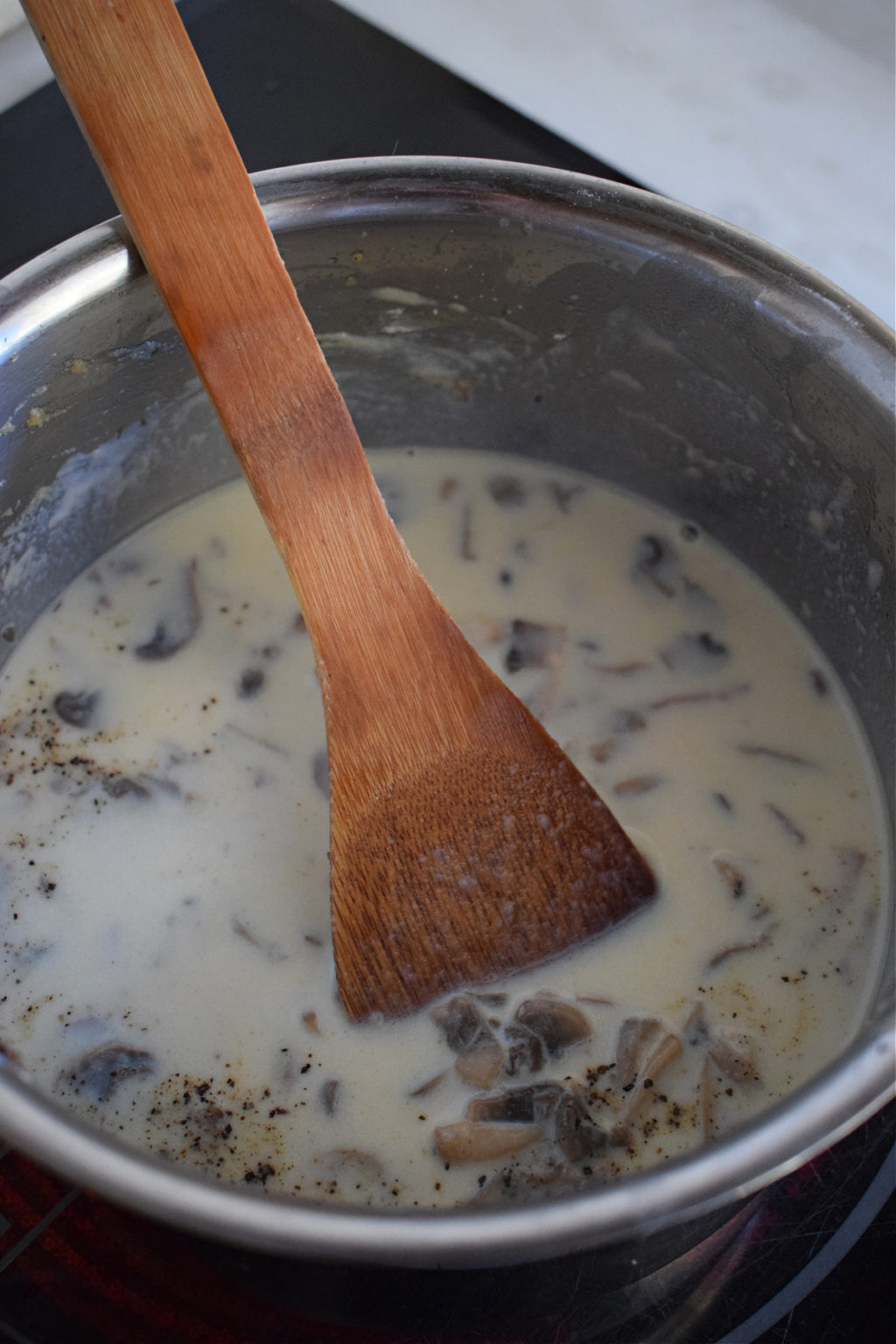 Creamy Mushroom Sauce - Julia's Cuisine