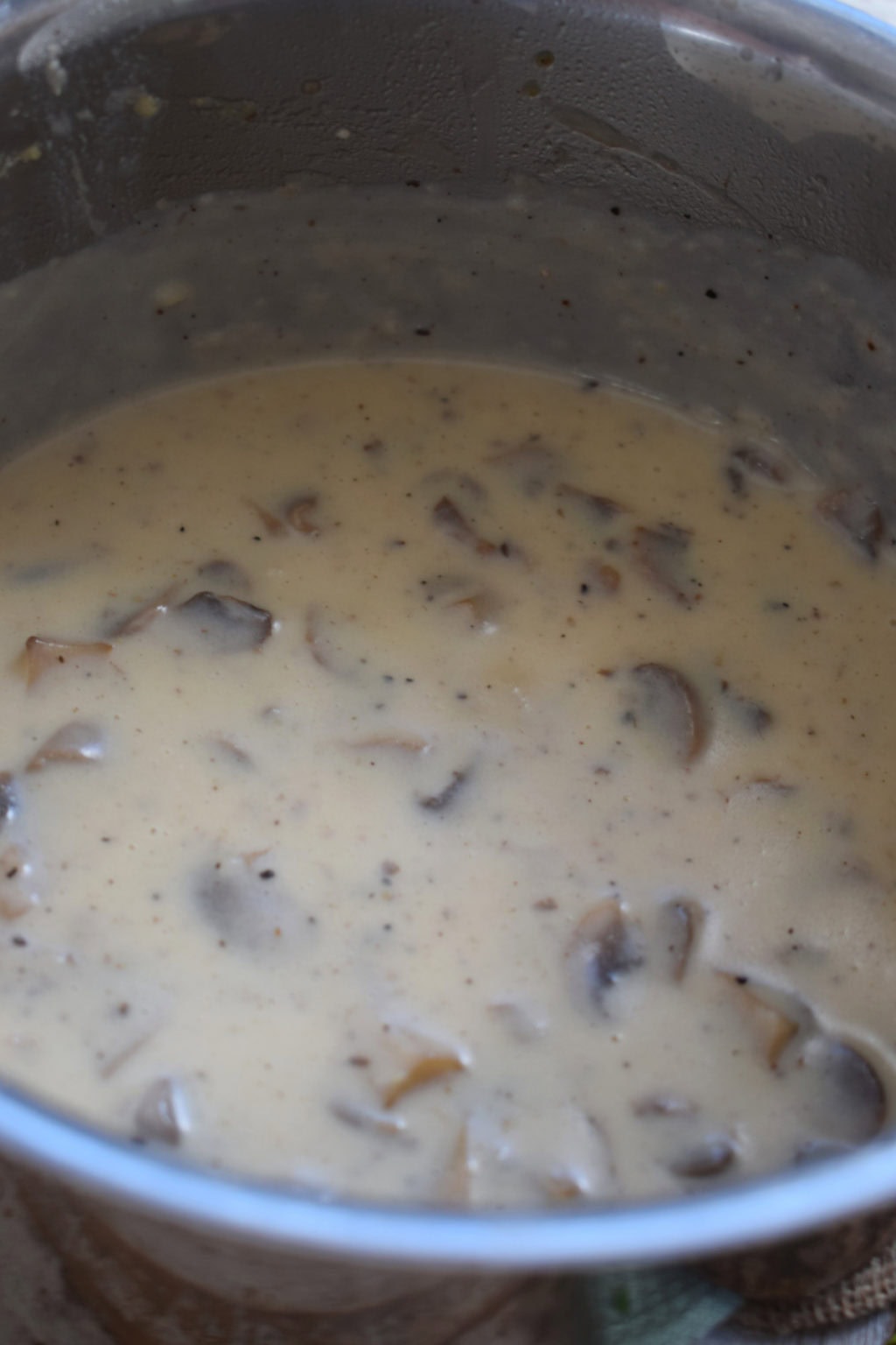 Creamy Mushroom Sauce - Julia's Cuisine