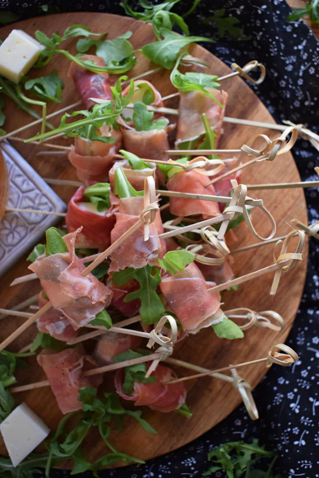 Spanish Ham and Cured Cheese Bites - Julia's Cuisine