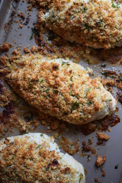 Baked Parmesan Crusted Chicken - Julia's Cuisine