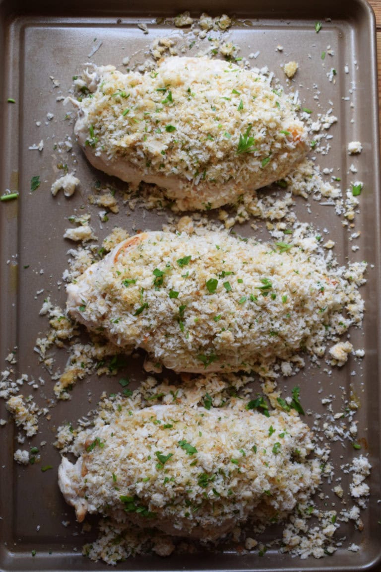 Baked Parmesan Crusted Chicken - Julia's Cuisine