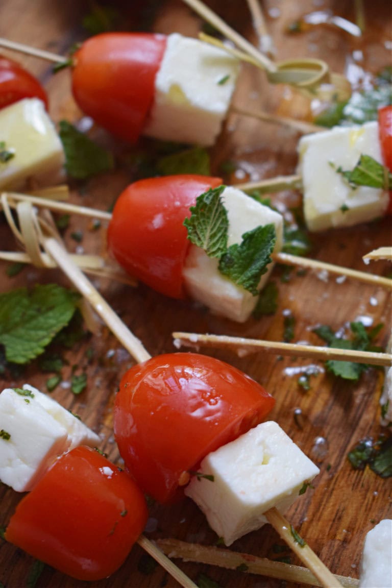Tomato & Feta Bites - Julia's Cuisine