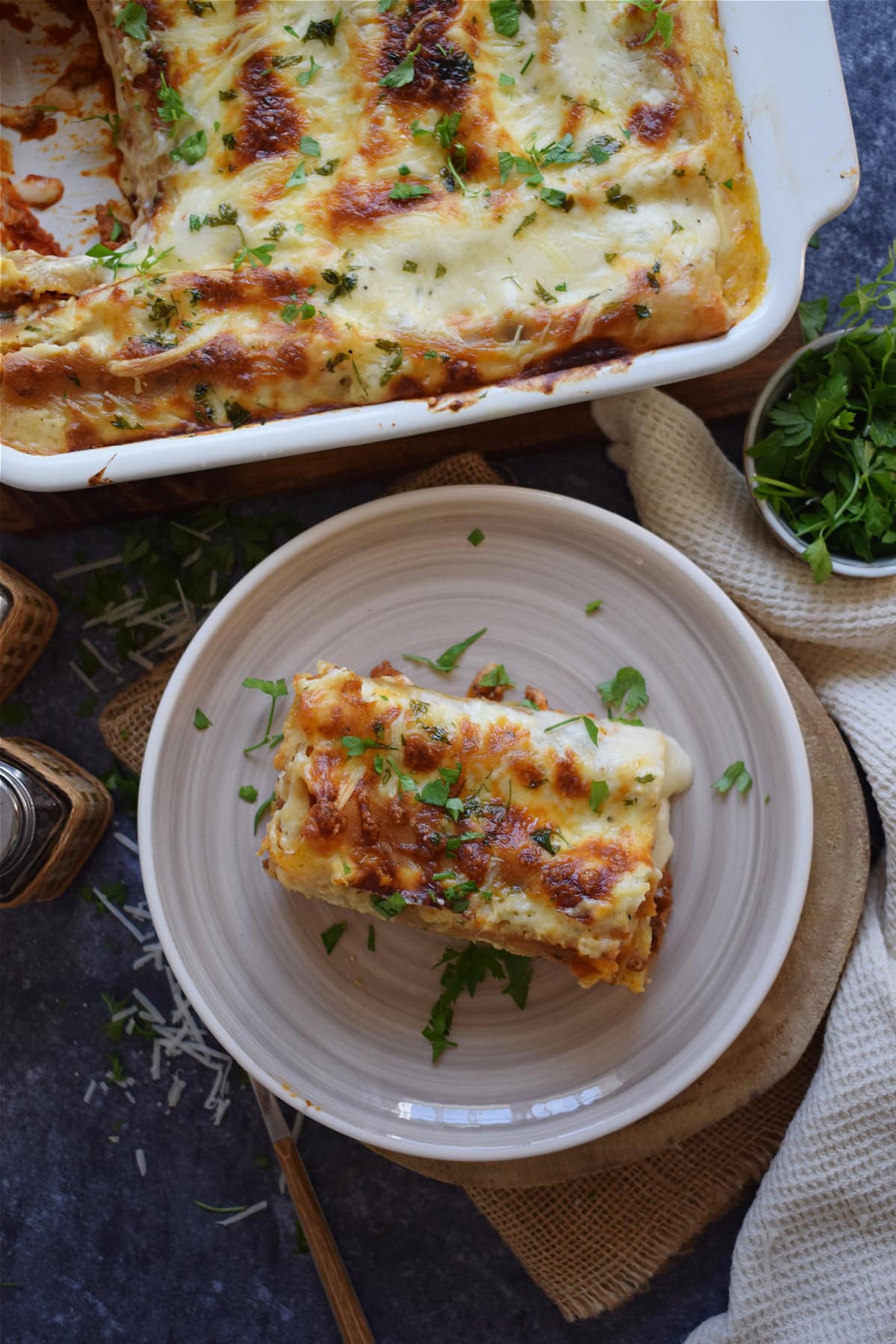 Beef & Cheese Cannelloni - Julia's Cuisine