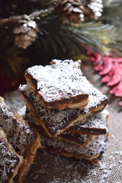 Coconut Christmas Crack - Julia's Cuisine