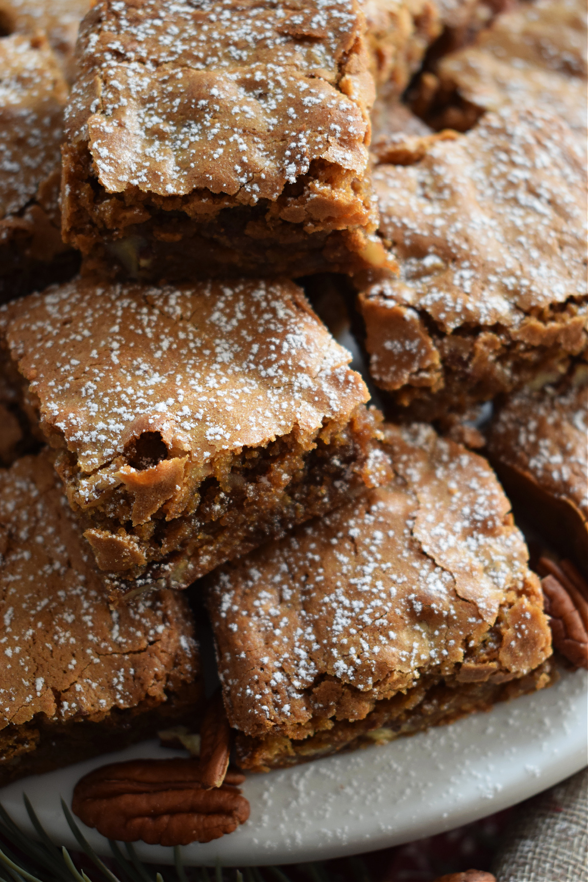Brown Sugar Pecan Cookie Bars - Julia's Cuisine