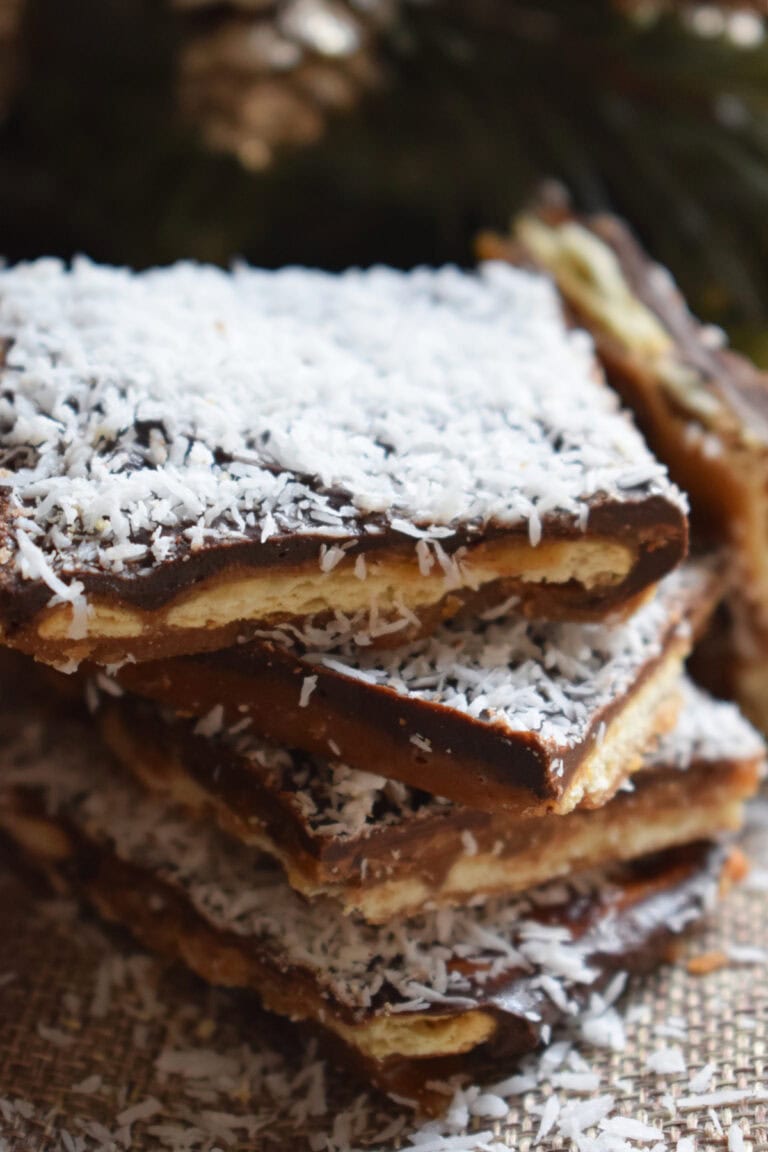 Coconut Christmas Crack - Julia's Cuisine