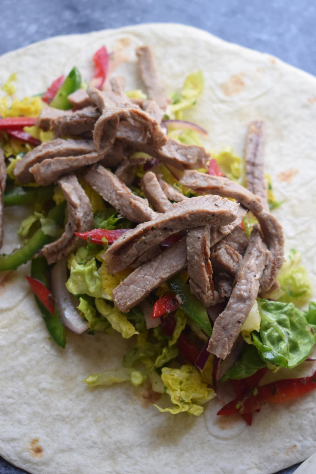 Steak Salad Wraps - Julia's Cuisine