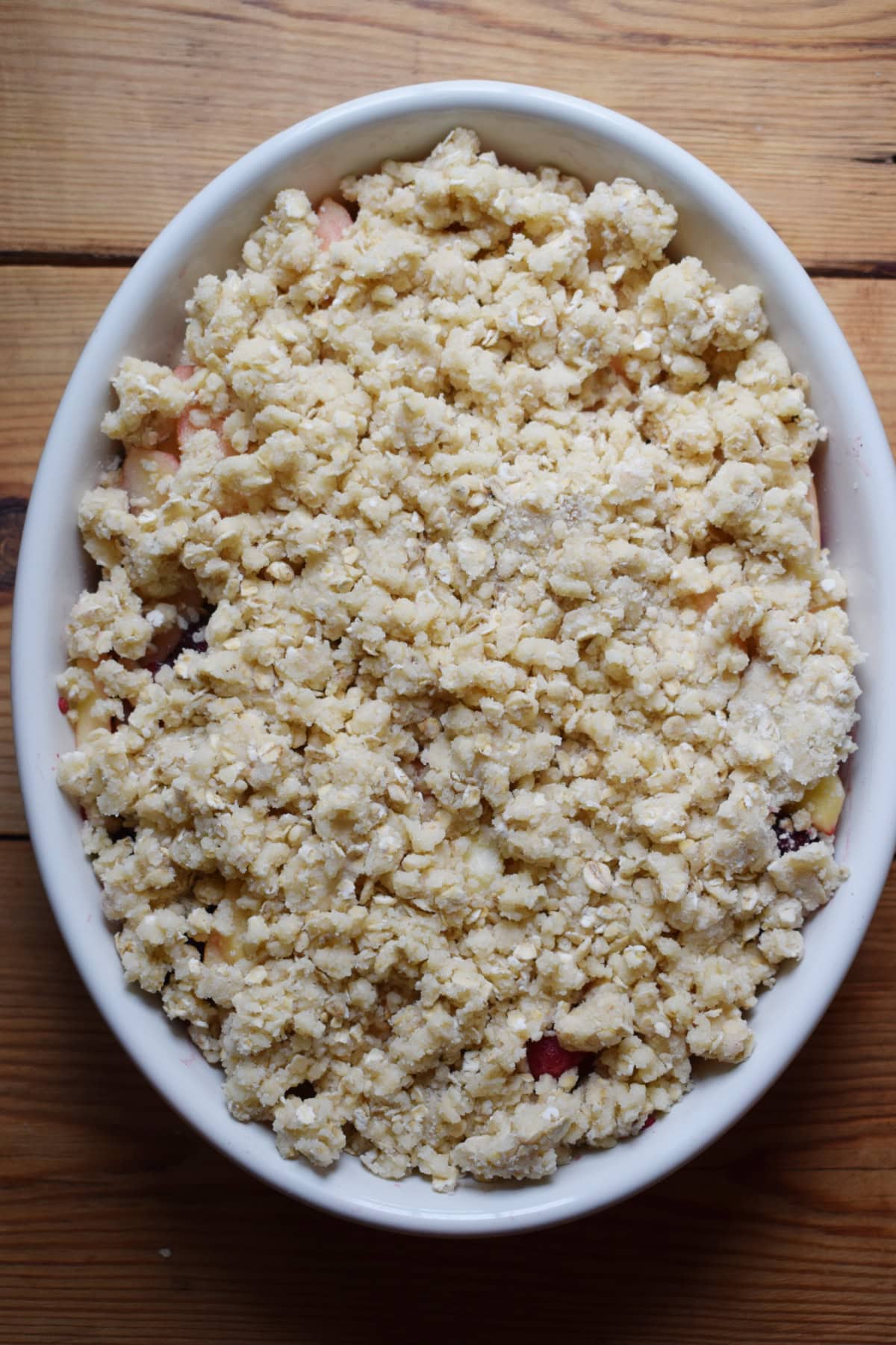 Mixed Berry and Apple Crisp - Julia's Cuisine