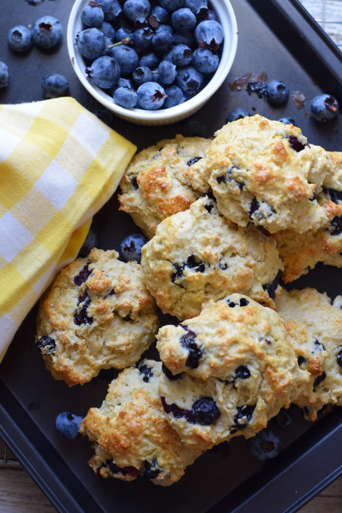 Blueberry Drop Scones - Julia's Cuisine