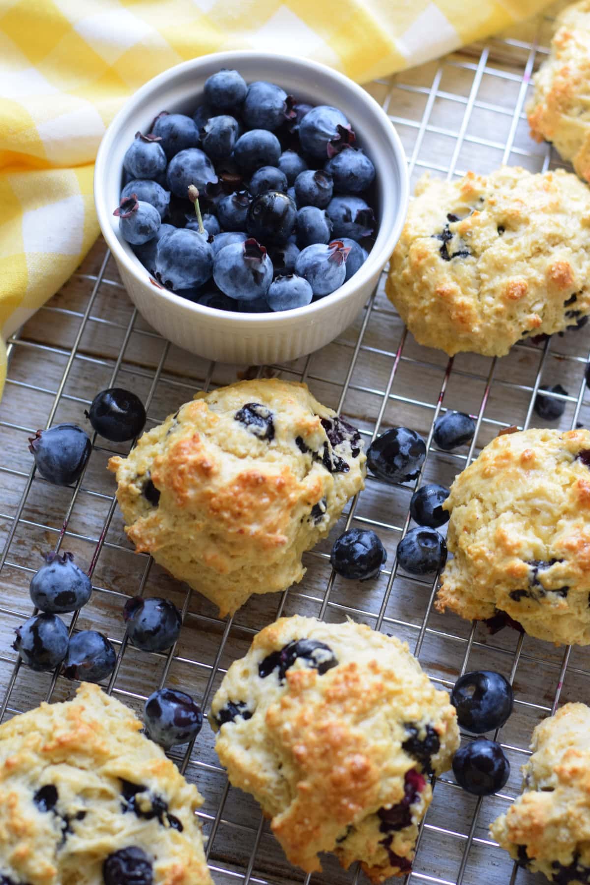Blueberry Drop Scones - Julia's Cuisine