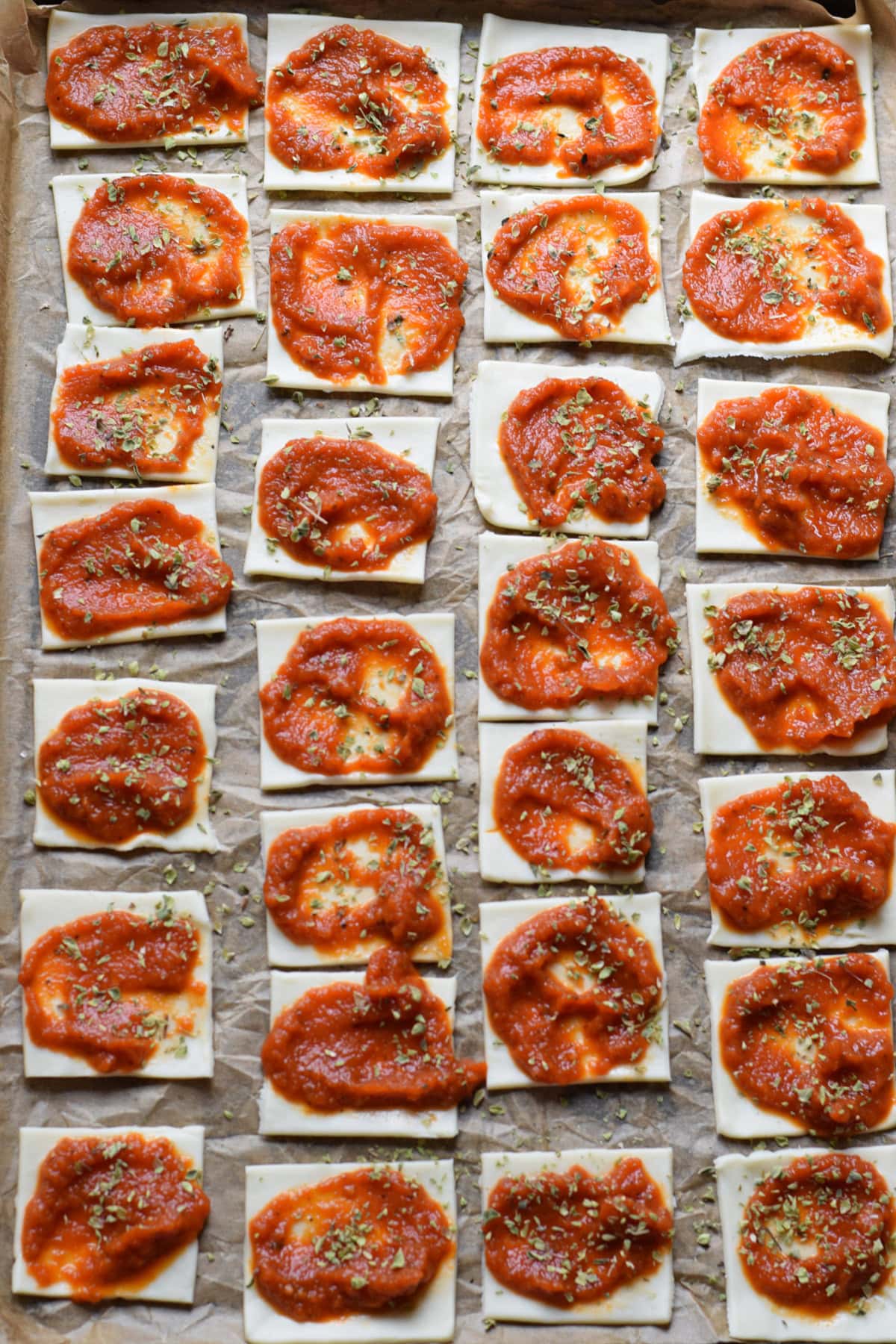 Puff Pastry Pizza Bites - Julia's Cuisine