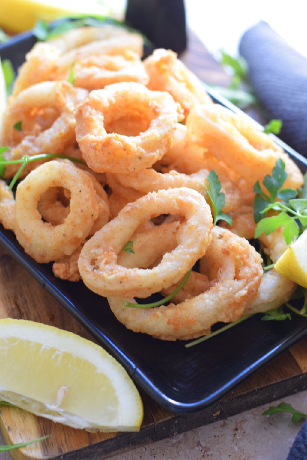 Crispy Fried Calamari Recipe - Julia's Cuisine