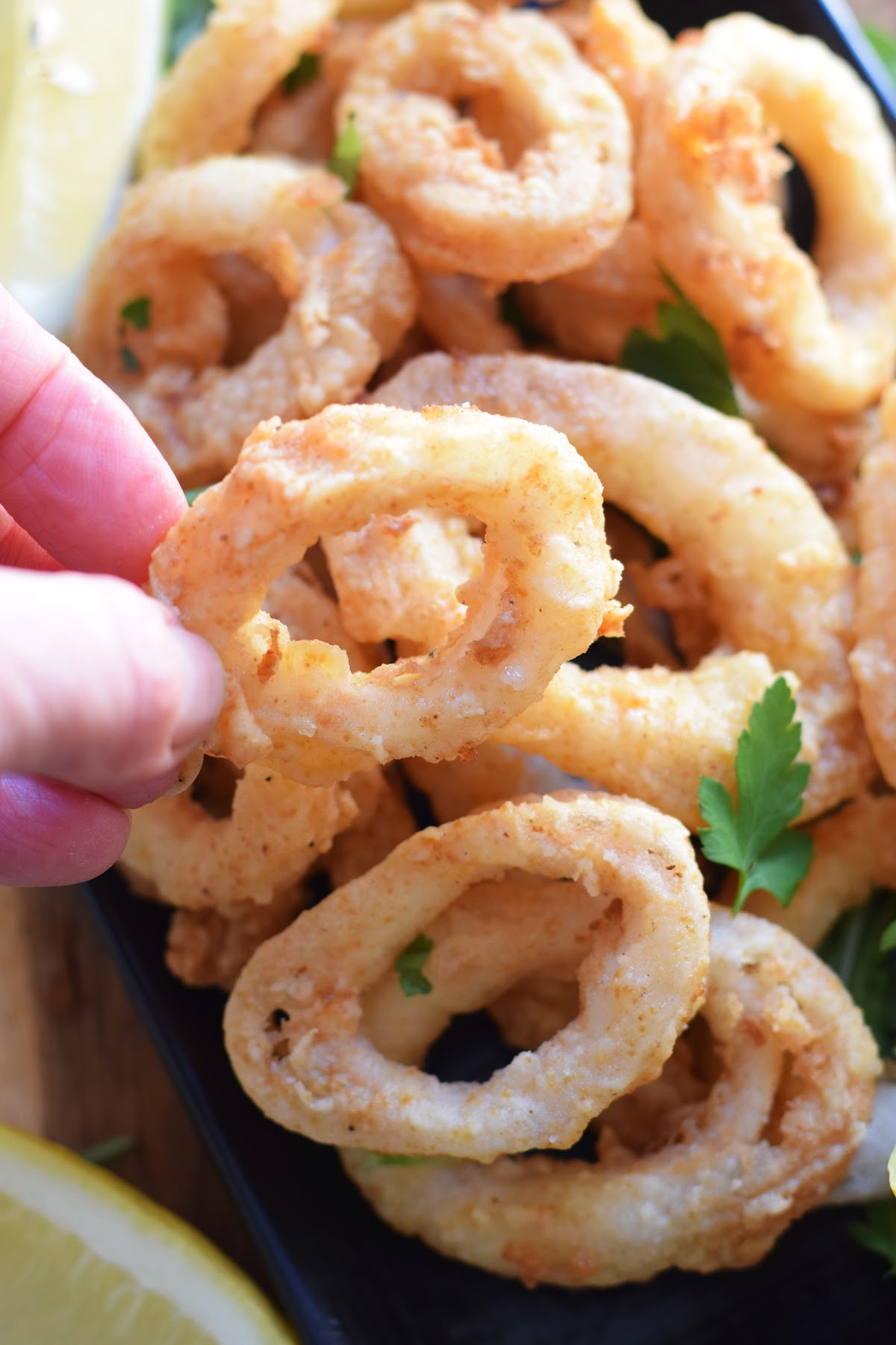 Crispy Fried Calamari Recipe - Julia's Cuisine