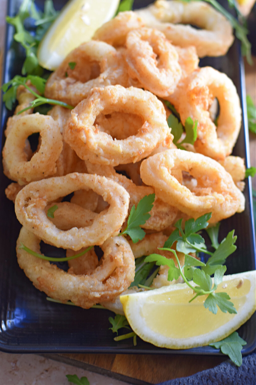 Crispy Fried Calamari Recipe - Julia's Cuisine