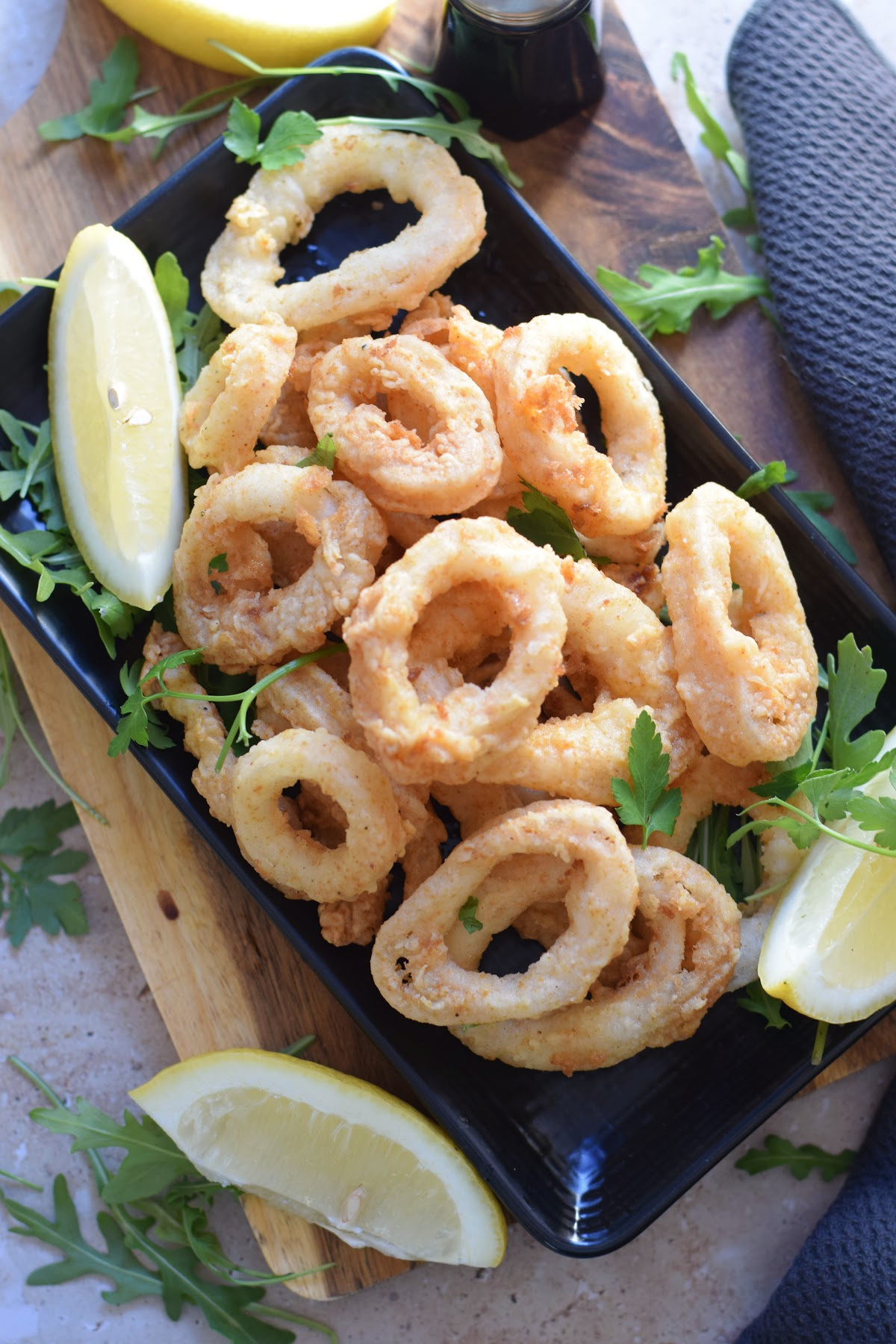 Crispy Fried Calamari Recipe - Julia's Cuisine
