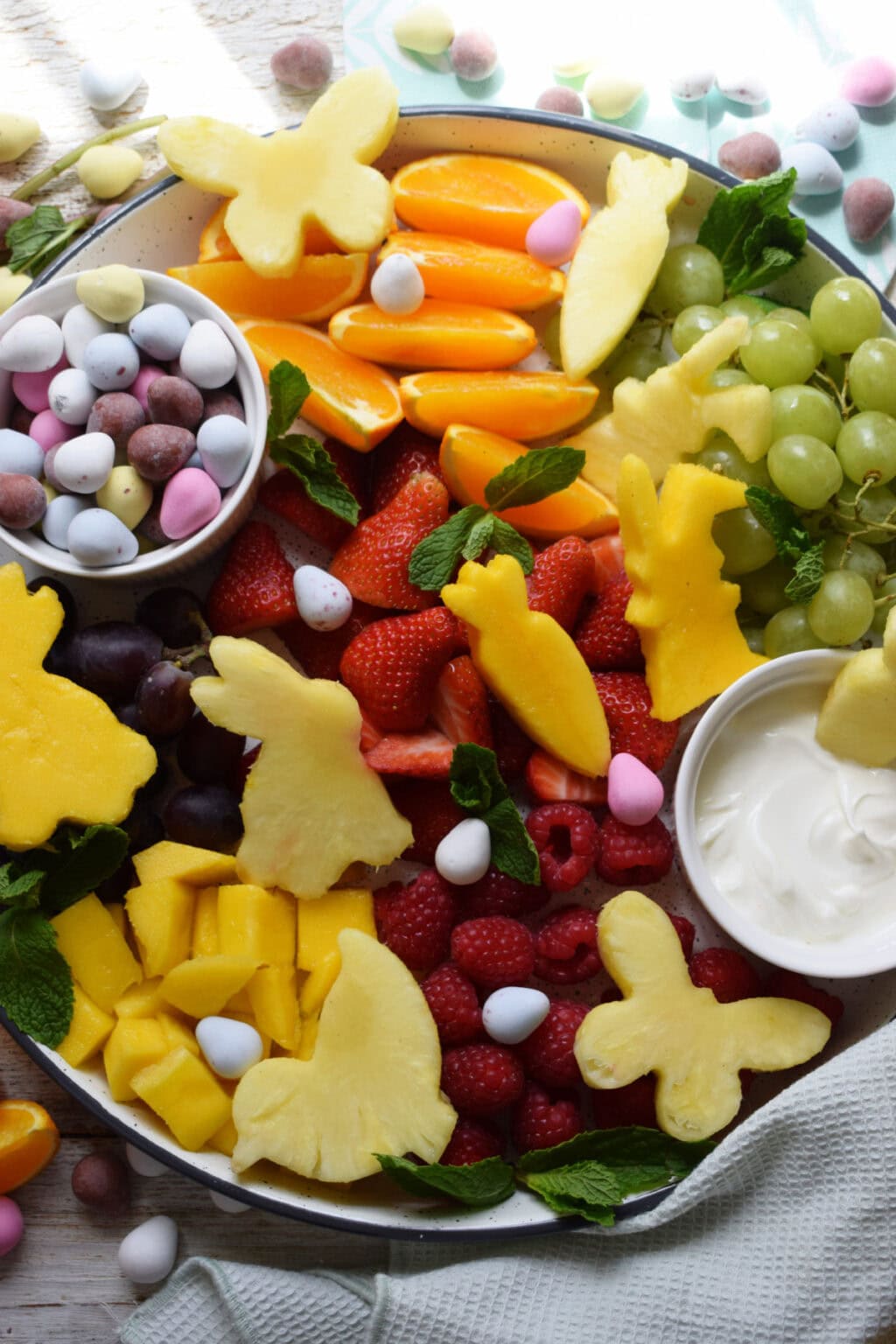 Easter Fruit Platter - Julia's Cuisine
