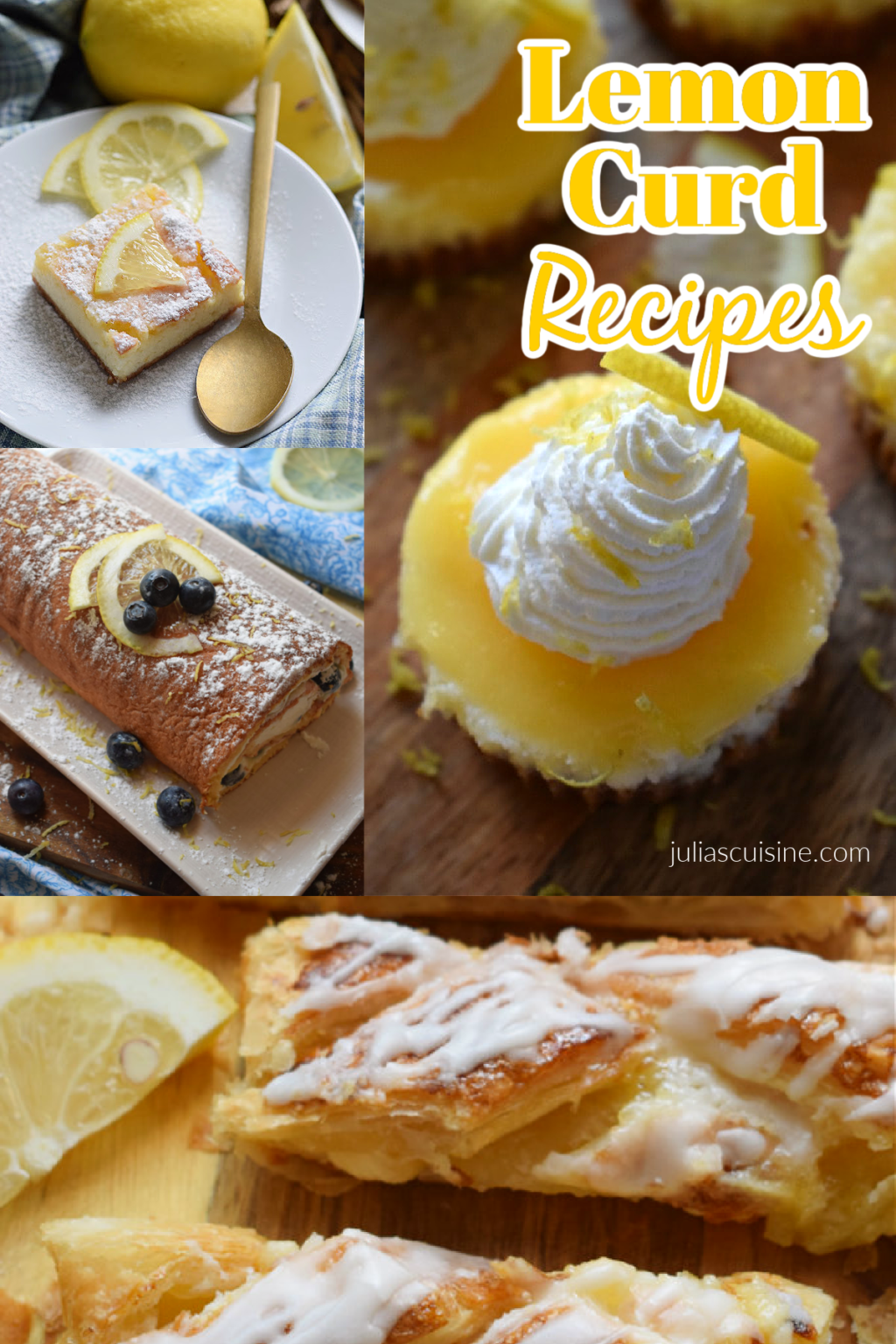 Delicious Recipes Using Lemon Curd - Julia's Cuisine