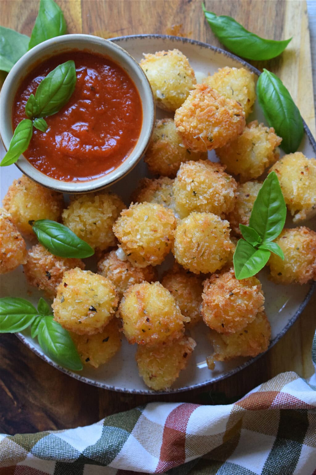 Panko Crusted Mozzarella Cheese - Julia's Cuisine