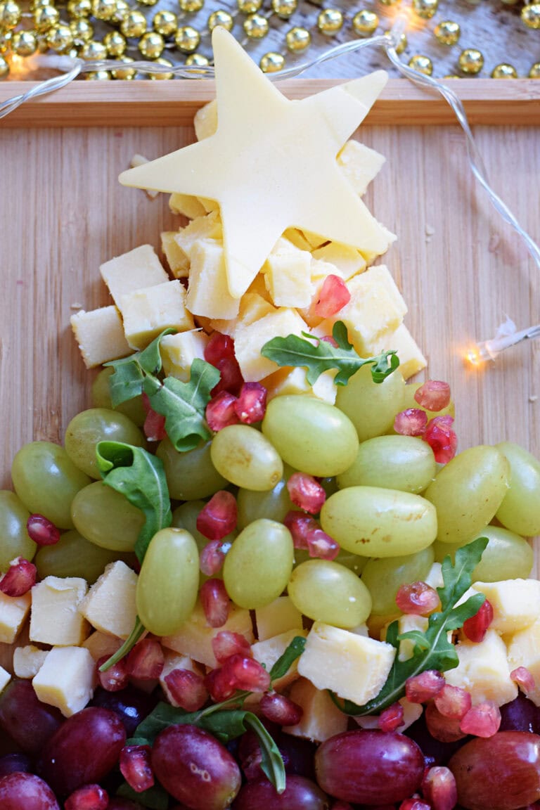 Fruit and Cheese Christmas Tree - Julia's Cuisine