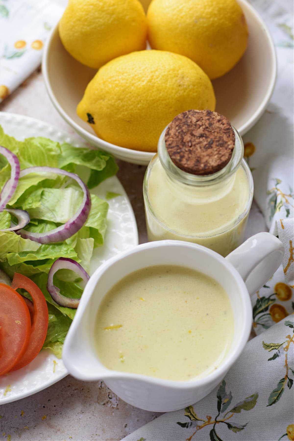Creamy Lemon Vinaigrette - Julia's Cuisine