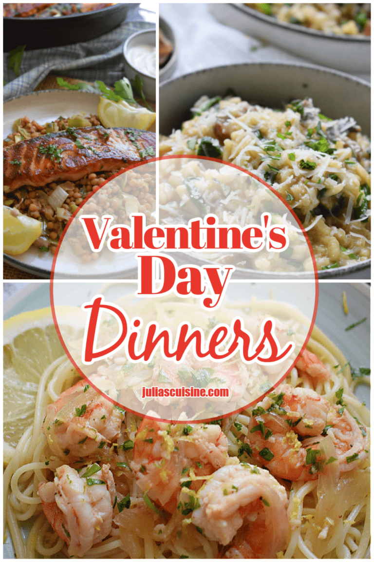 Valentine's Day Dinner Recipes - Julia's Cuisine
