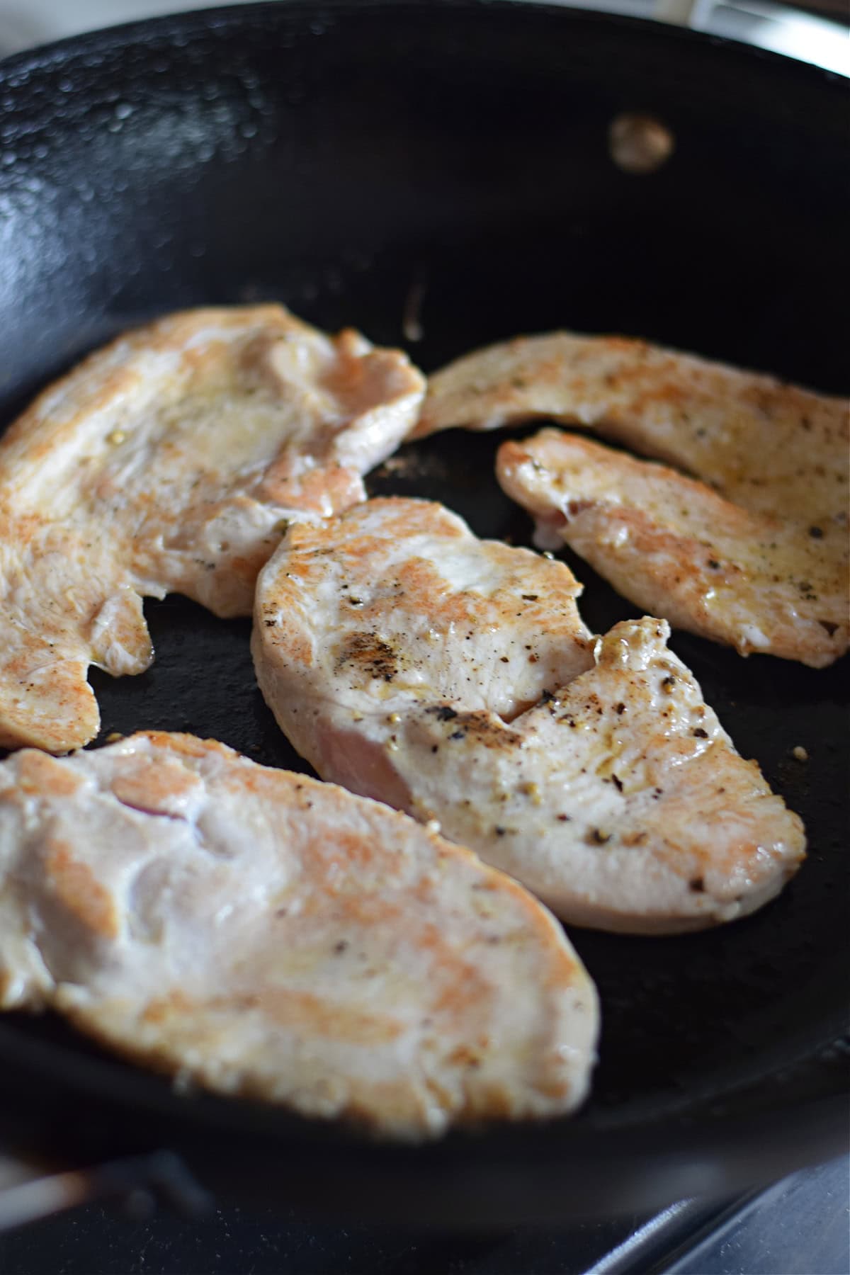Turkey Cutlets with Dijon Mustard Sauce - Julia's Cuisine